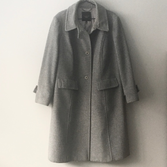 Talbots | Jackets & Coats | Talbots Grey Wool Coat | Poshmark